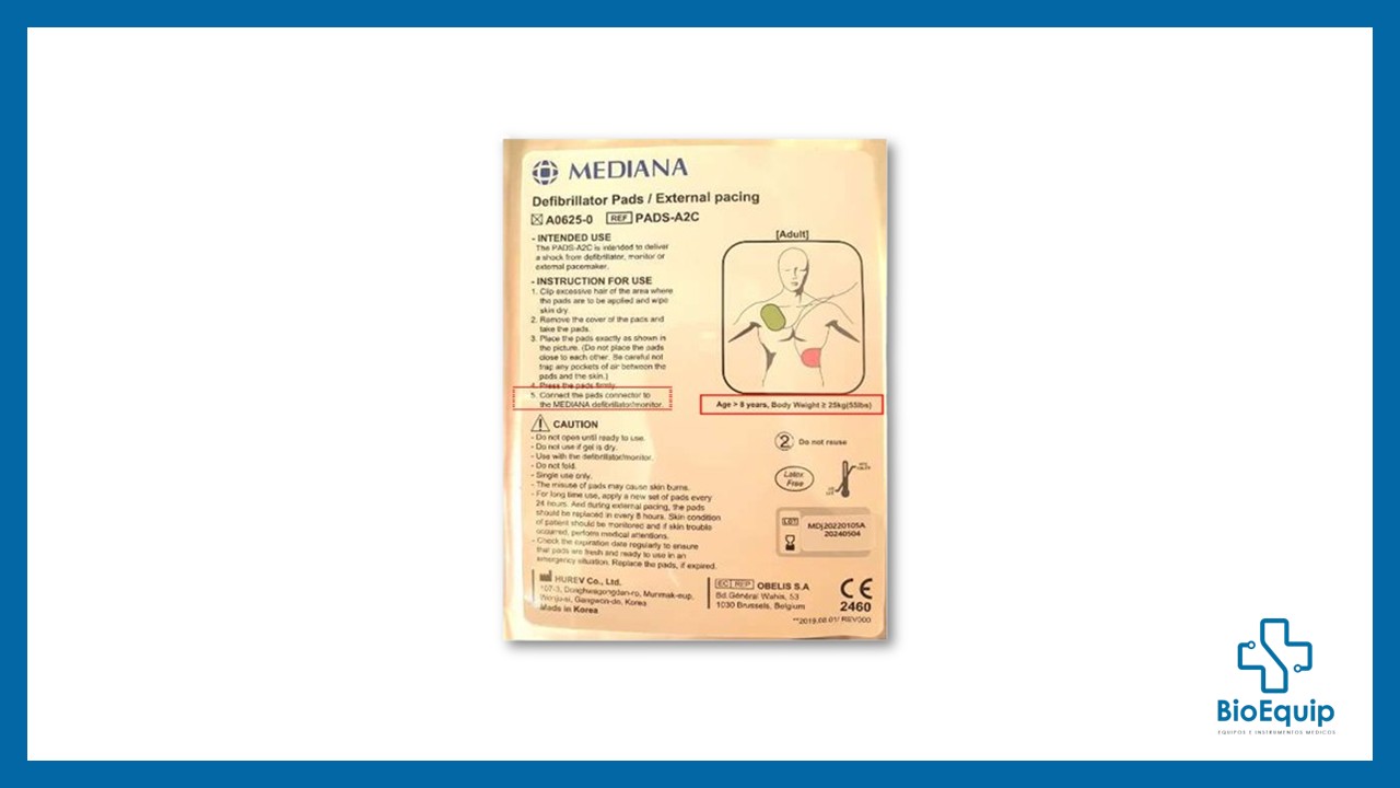 Parches para DEA | Bioequip Salud